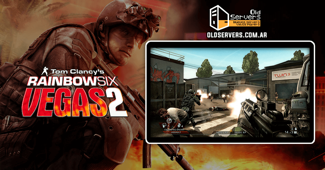 Rainbow Six: Vegas 2 — Servidor Privado Gratis | OldServers
